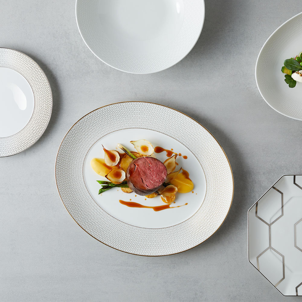 Wedgwood Gio Gold 5 Piece Place Setting & Reviews | Perigold