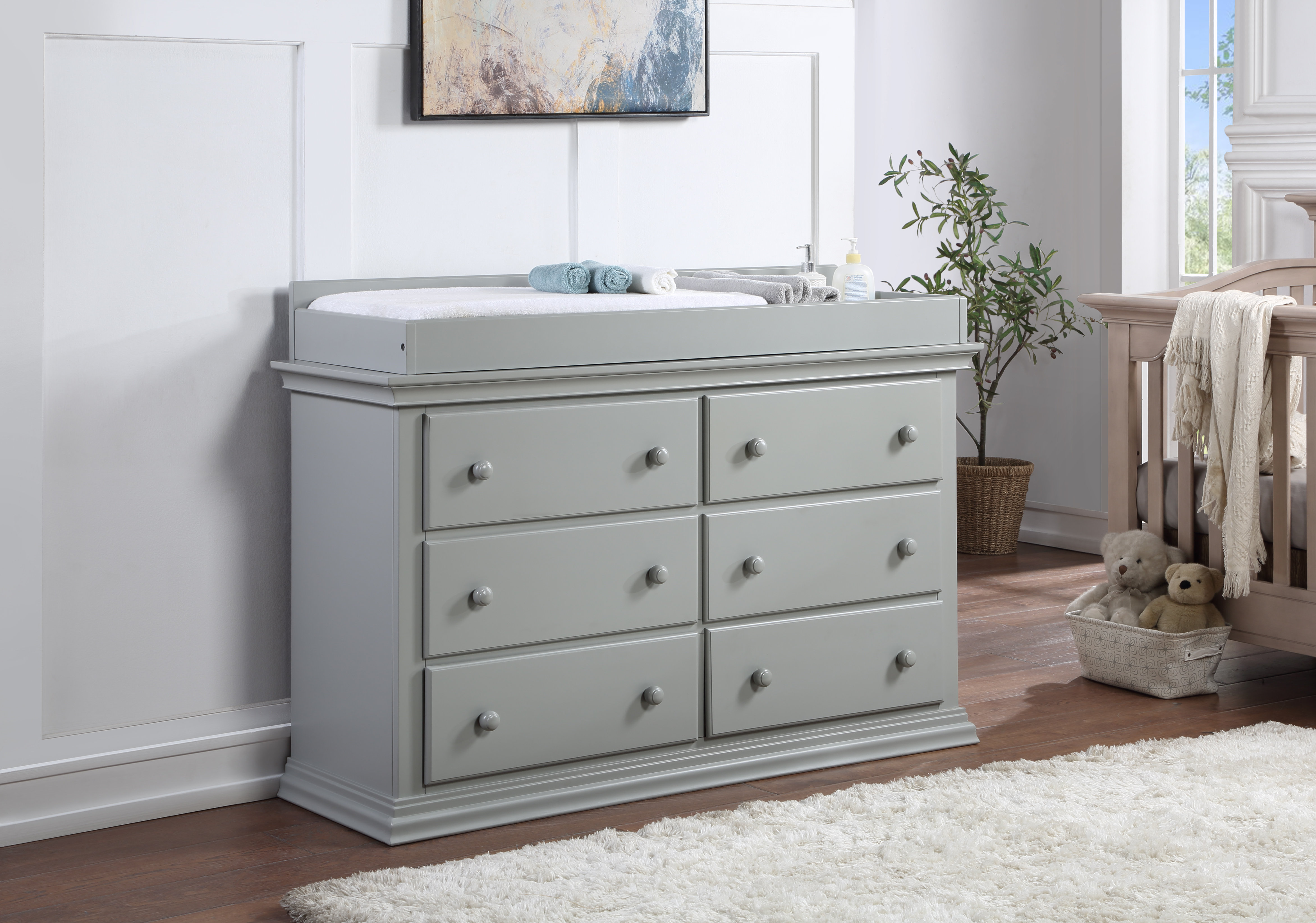 Suite Bebe Celeste 6 Drawer Full Assembled Double Dresser | Wayfair