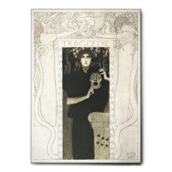 Rosalind Wheeler Leinwandbild Tragedy von Gustav Klimt | Wayfair.de