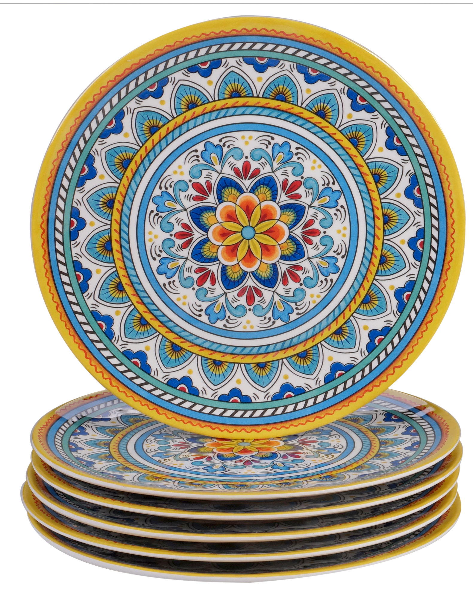 Certified International Portofino Set/6 Dinner Plate 11" & Reviews ...