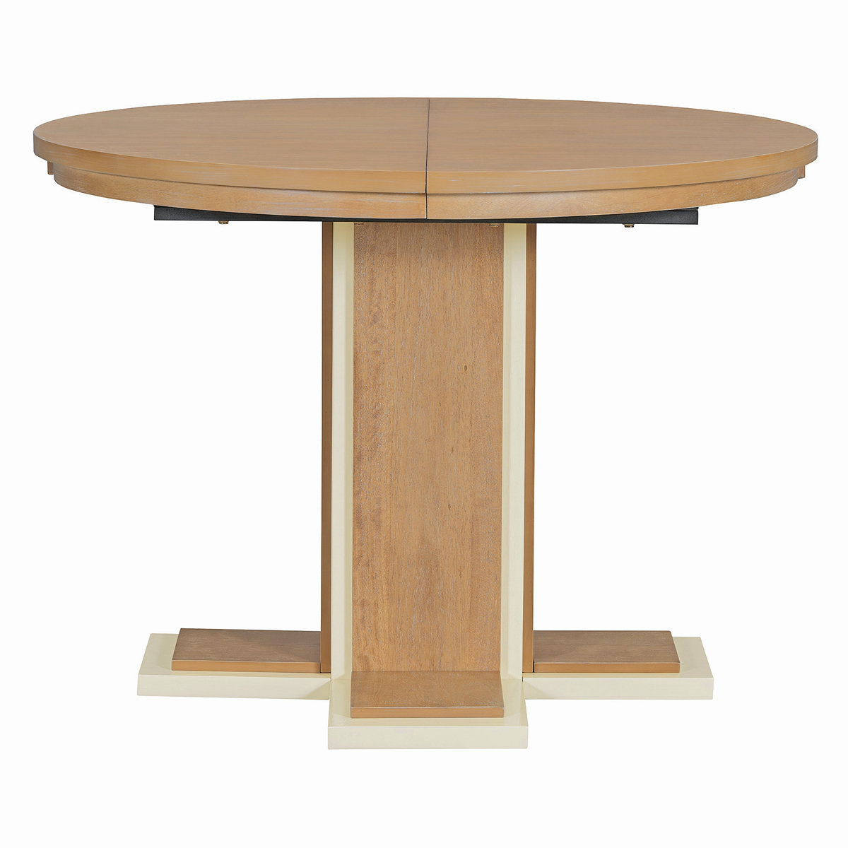 Latitude Run® TREXM Extendable Dining Table With A 16-Inch Middle Leaf ...