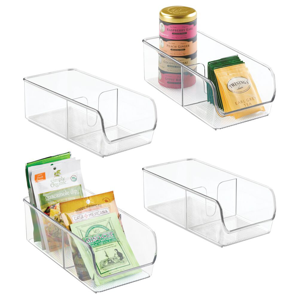 iDesign Divided Packet Organizer for Kitchen and Pantry Storage ...