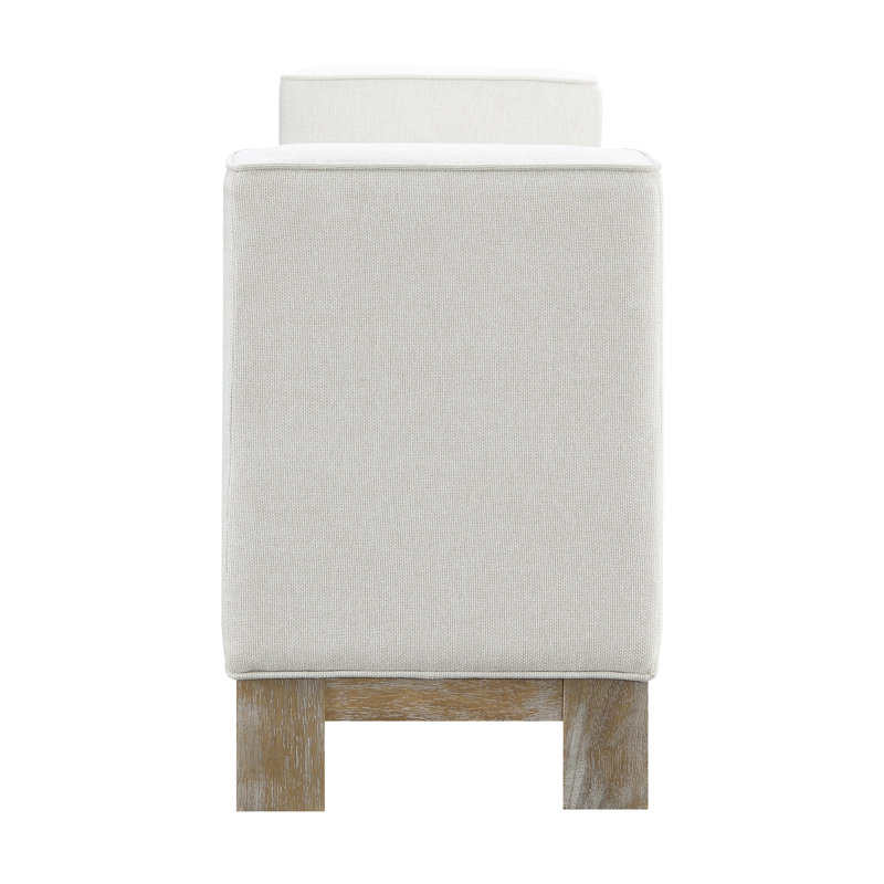 Wade Logan® Basilotto 100% Polyester Upholstered Bench & Reviews | Wayfair