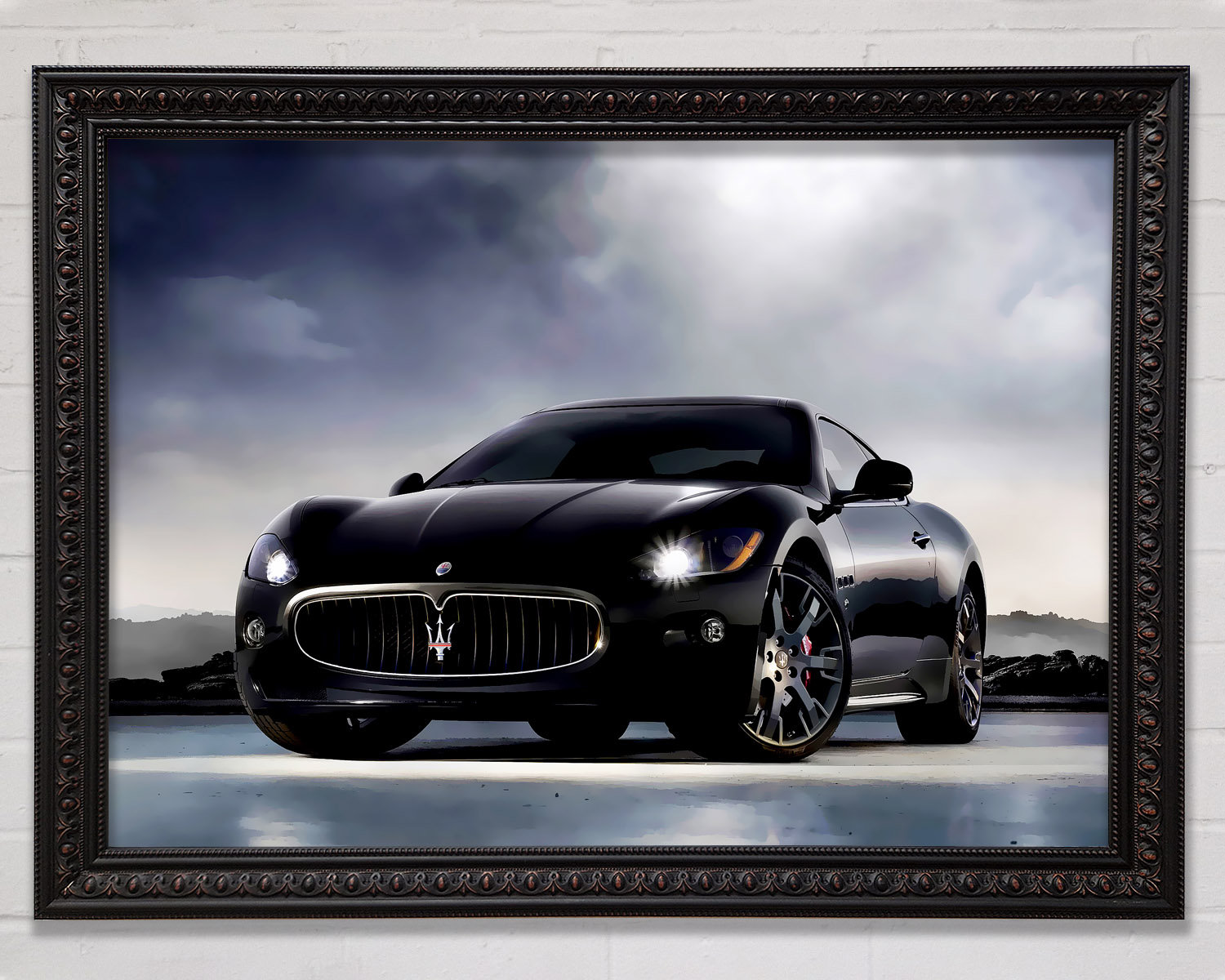 Bright Star Maserati Silver Beauty - Single Picture Frame Art Prints ...