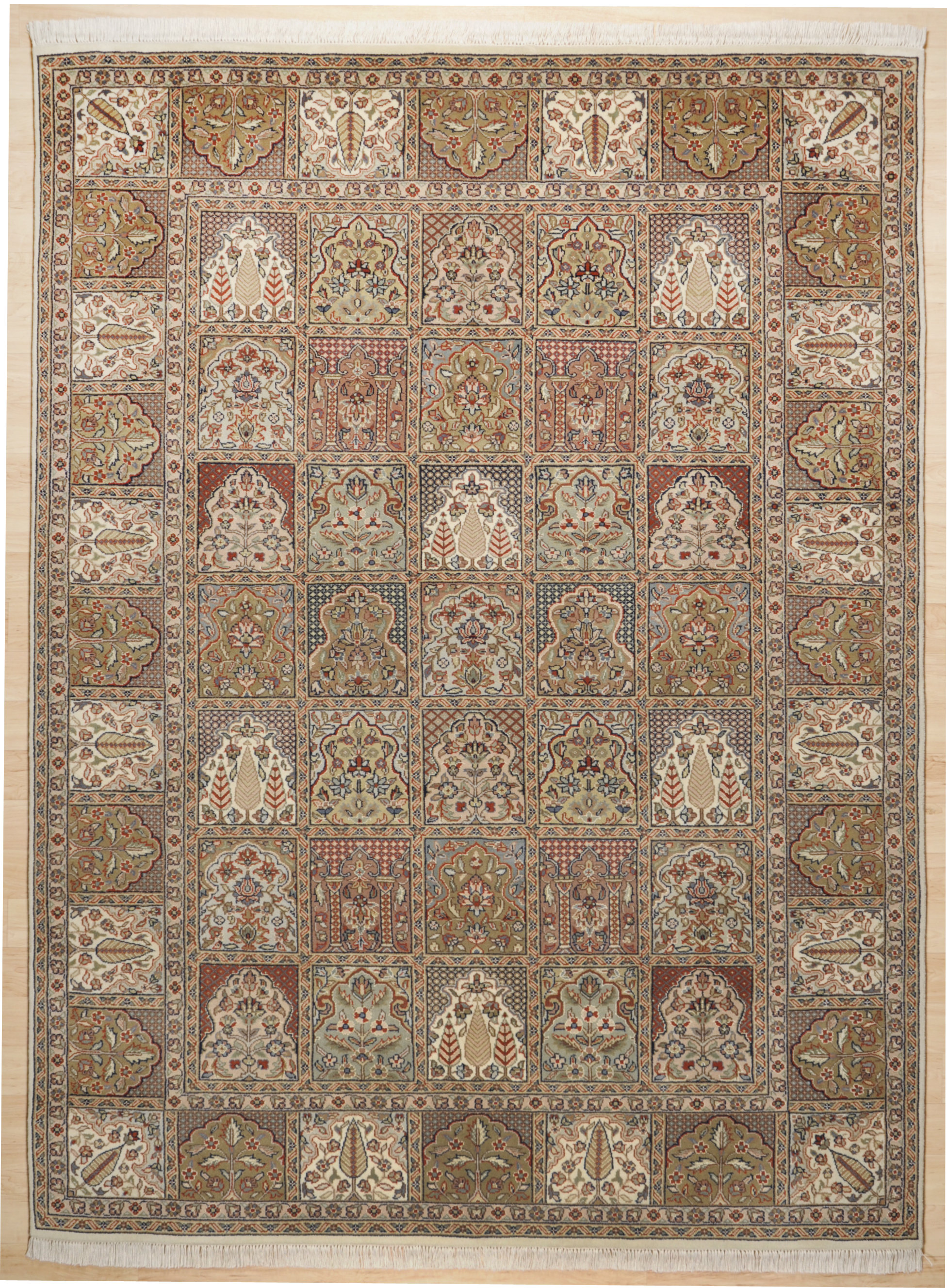 Theko Classic Knotted Rug in Brown | Wayfair.co.uk