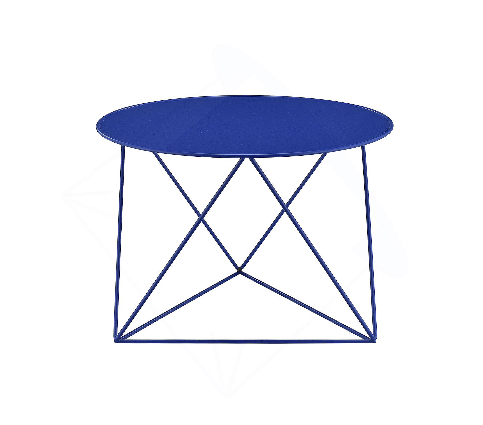 Ebern Designs Epidia Blue Color Display & Utility Accent Table | Wayfair