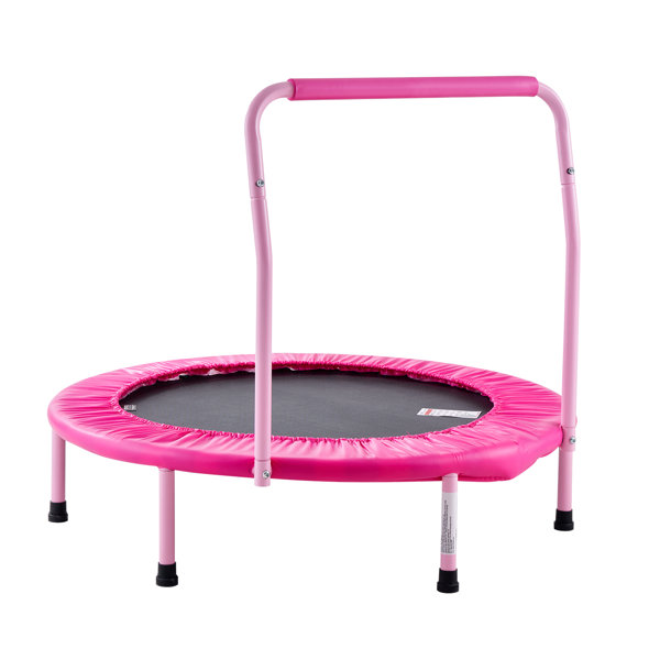 VEVOR 36" Trampoline for Kids Foldable Mini Toddler Trampoline Indoor ...