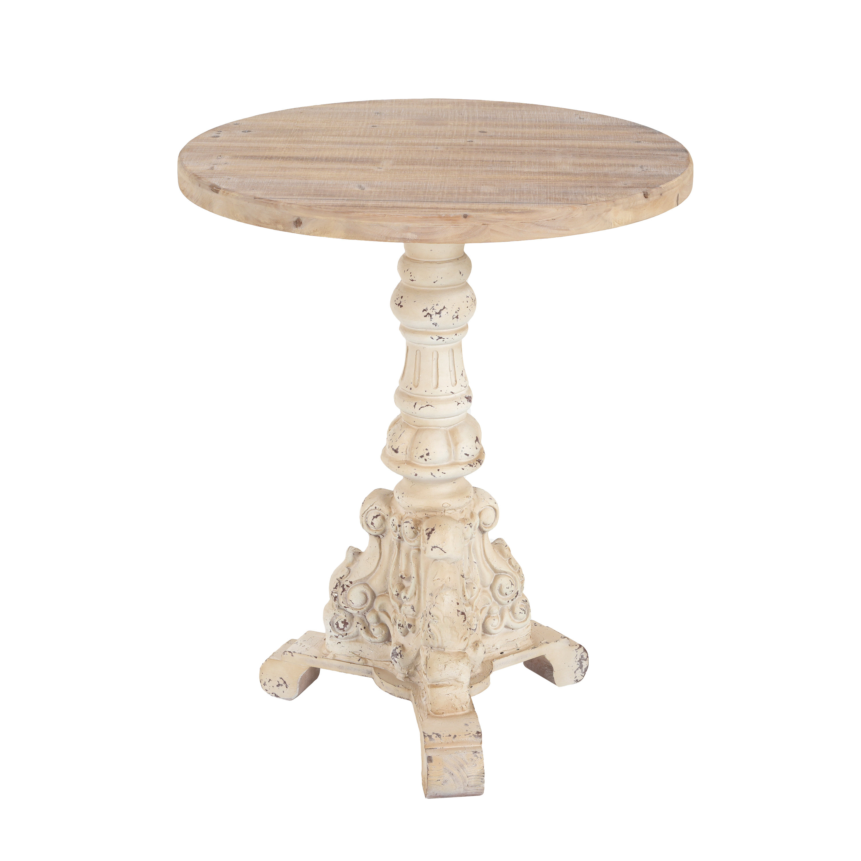 Ophelia & Co. Wind MGO End Table With Solid Wood Top | Wayfair