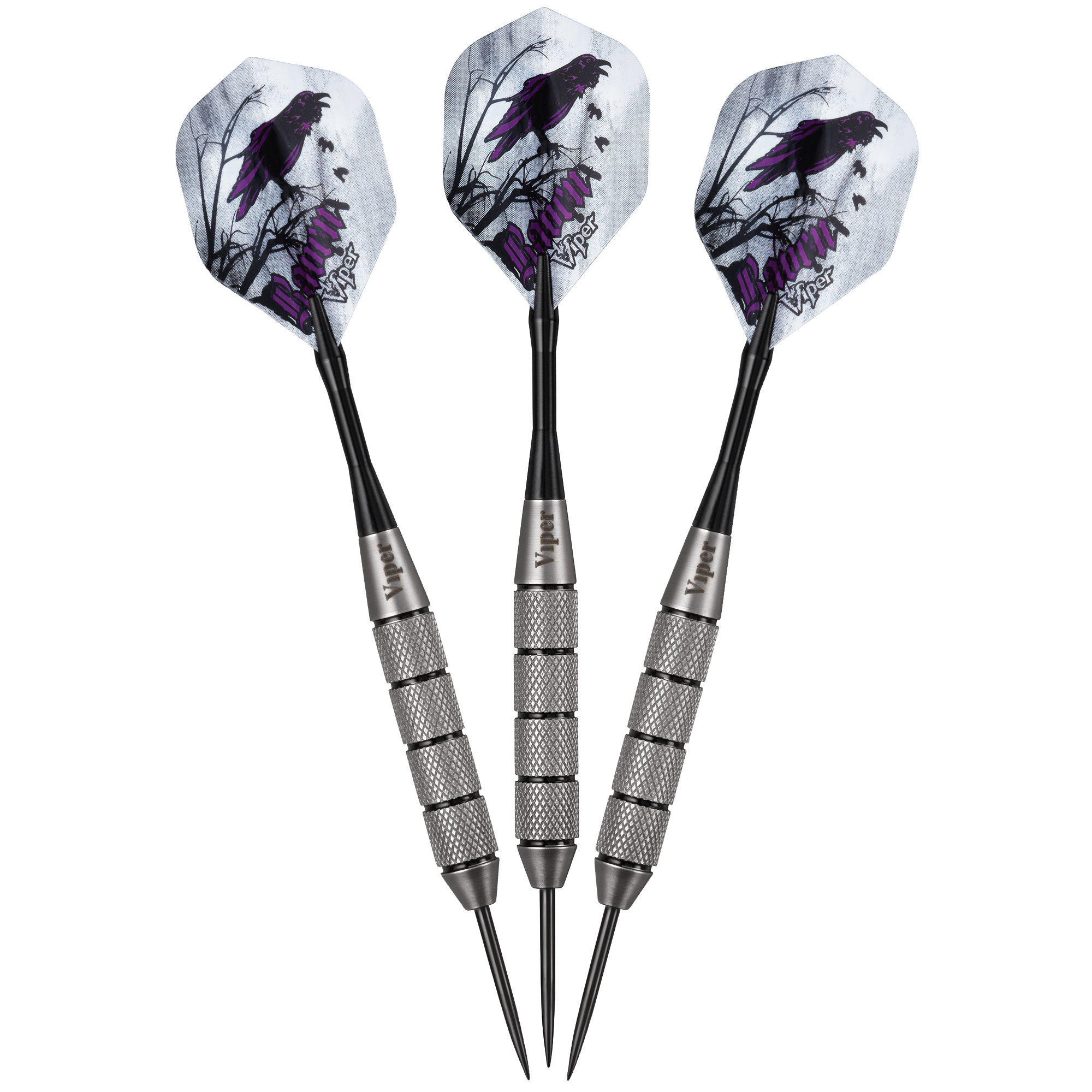 Viper Underground Raven Steel Tip Darts 0.88 oz. And Casemaster Select ...