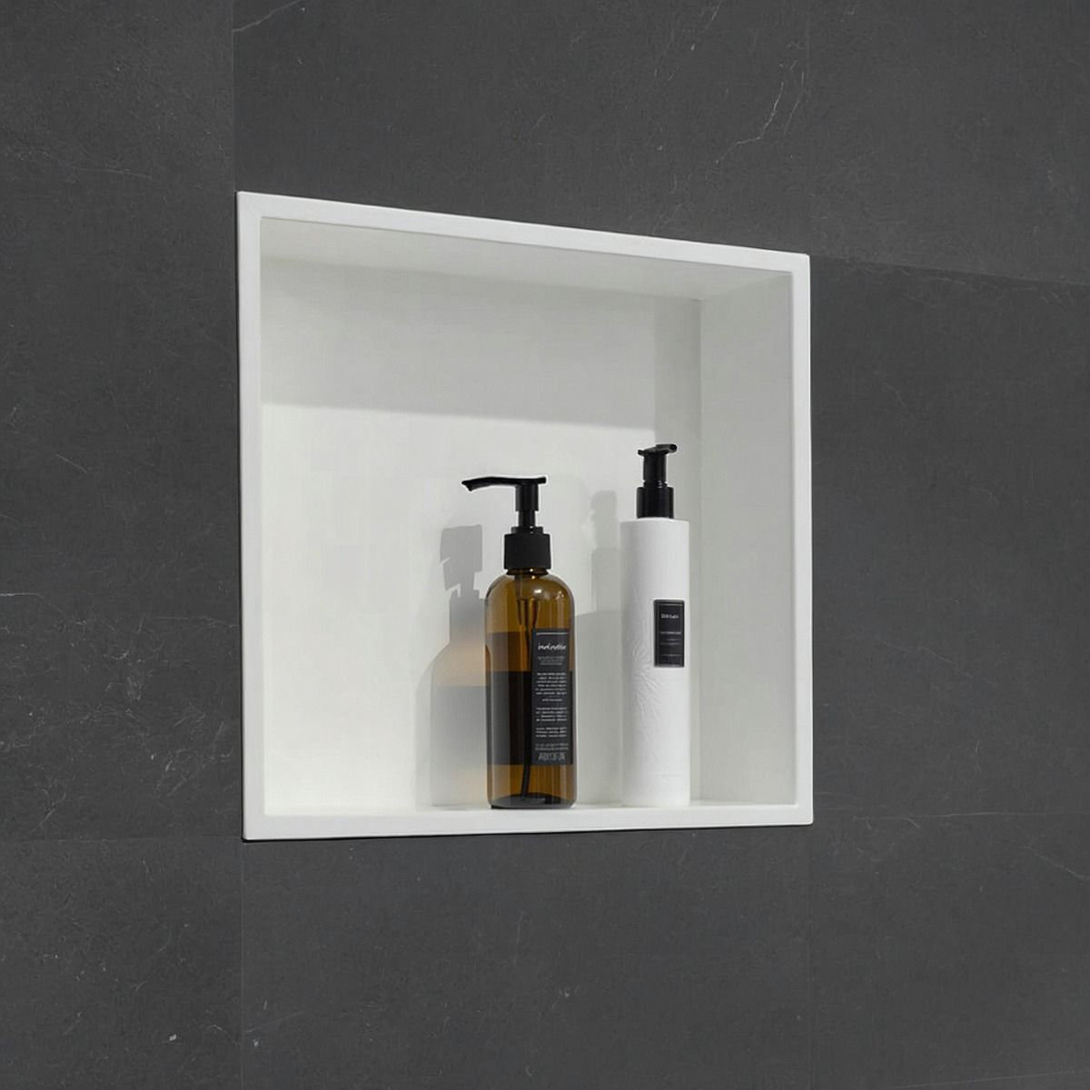 17 Stories Stone Wall Niche Recessed Waterproof Shelf 30cm x 30cm Matt ...