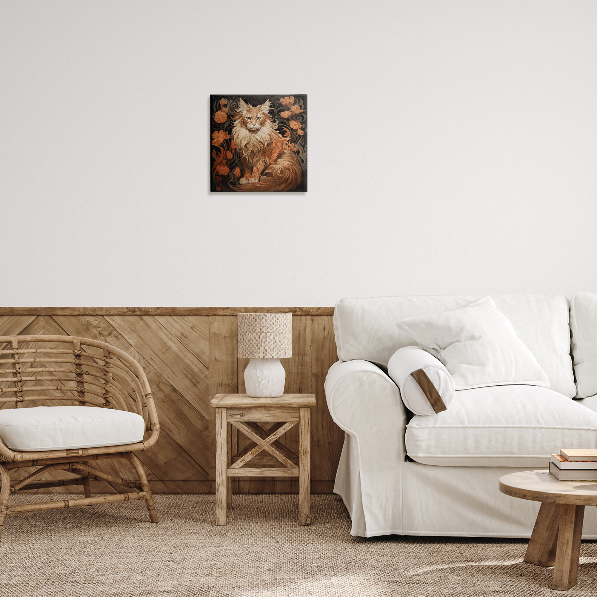 Winston Porter Maine Coon Cat Portrait Canvas Wall Art by Steve ...