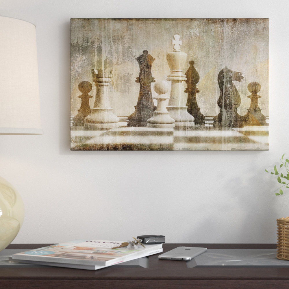 East Urban Home Chess by Russell Brennan - Wrapped Canvas Gallery Wall ...