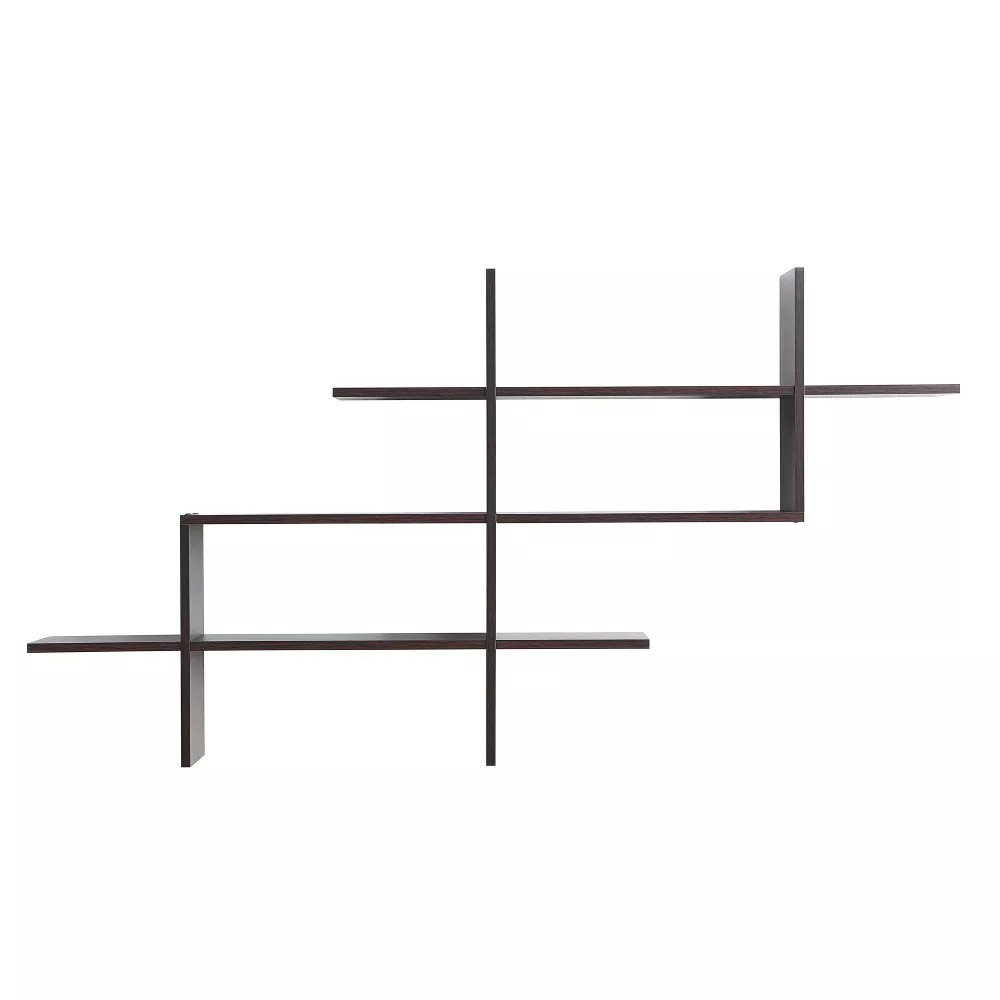 Hokku Designs 3 Tier Floating Ladder Accent Shelf | Wayfair