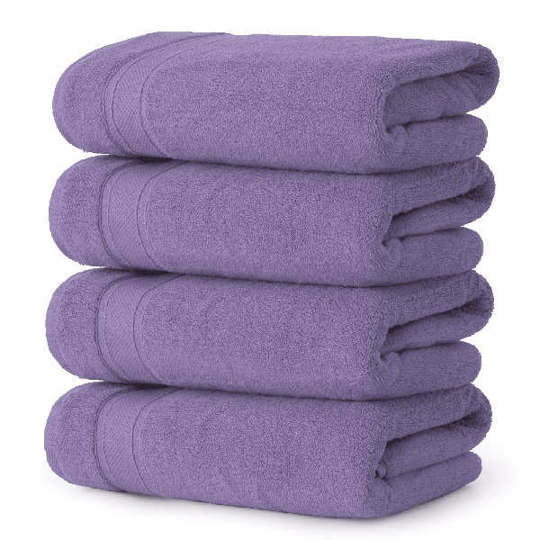 Purple Bath Towels You'll Love | Wayfair