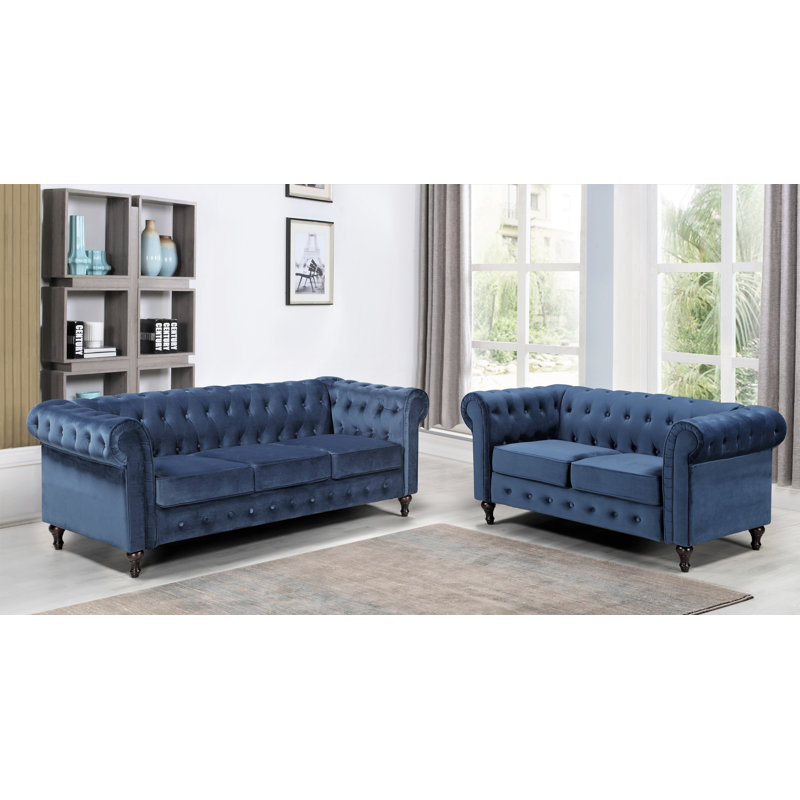 Alcott Hill Sessums 2 Piece Living Room Set & Reviews | Wayfair