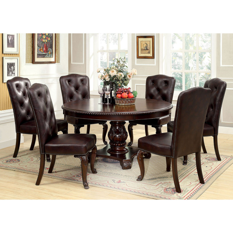 Astoria Grand Johnathon Round Dining Table - Wayfair Canada