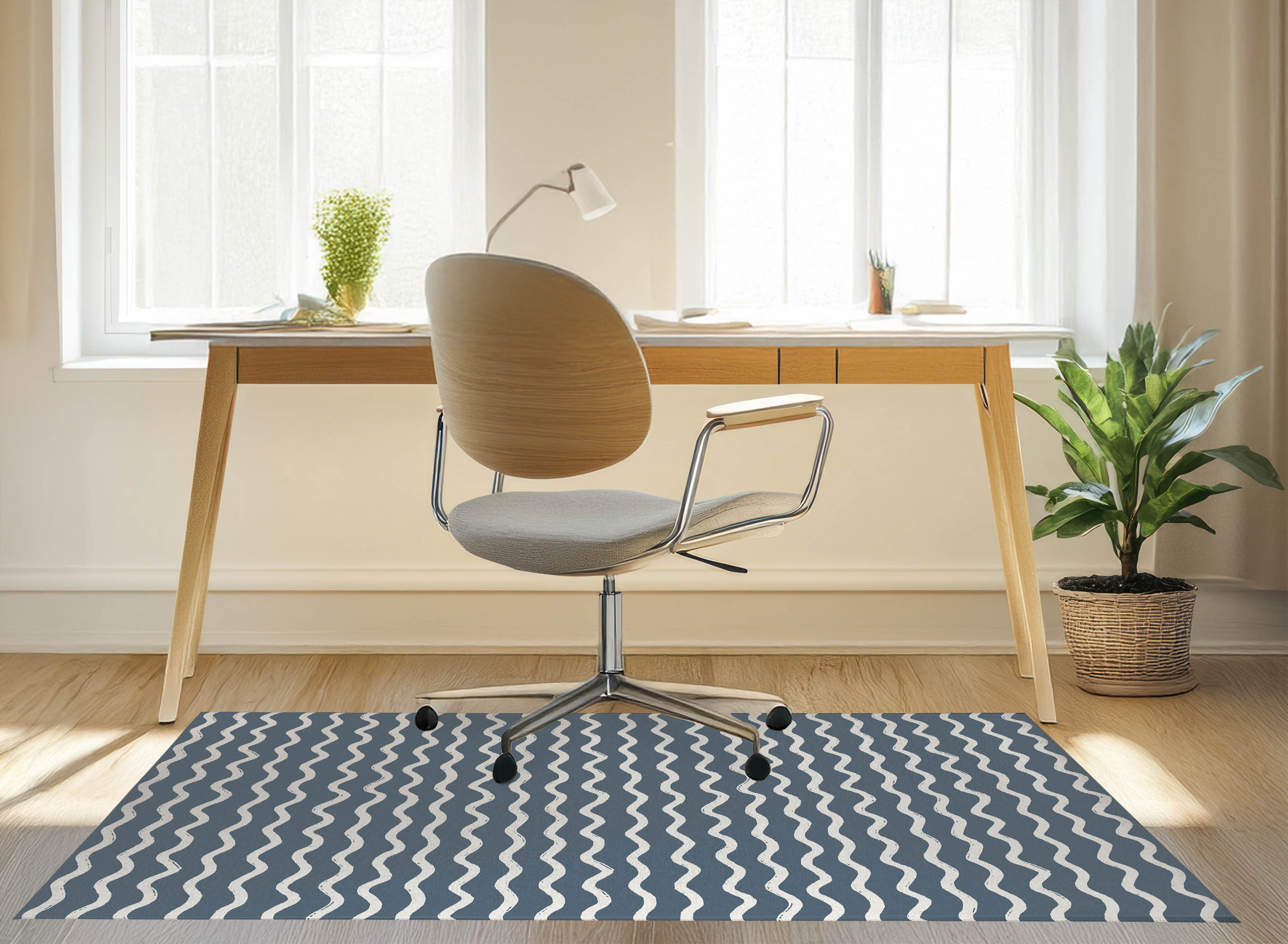 Christopher's Corner Wiggle Row Office Mat | Wayfair
