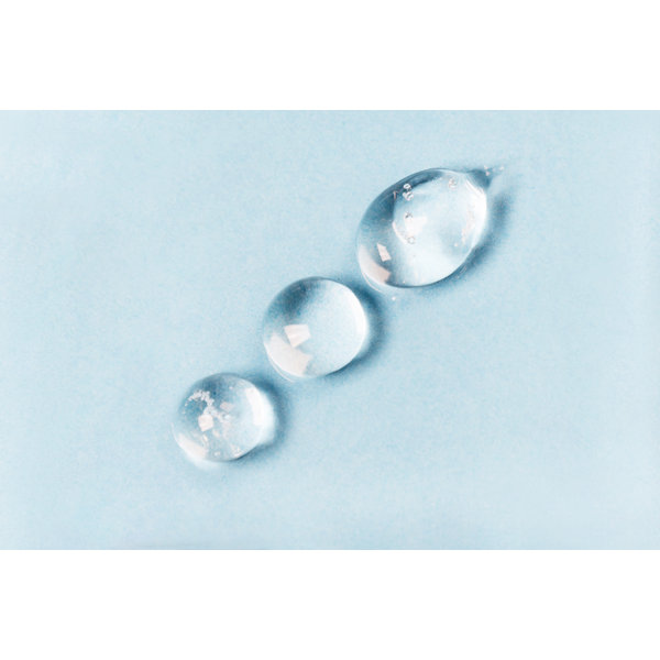 Ebern Designs Drops Of Hyaluron On Canvas Photograph | Wayfair