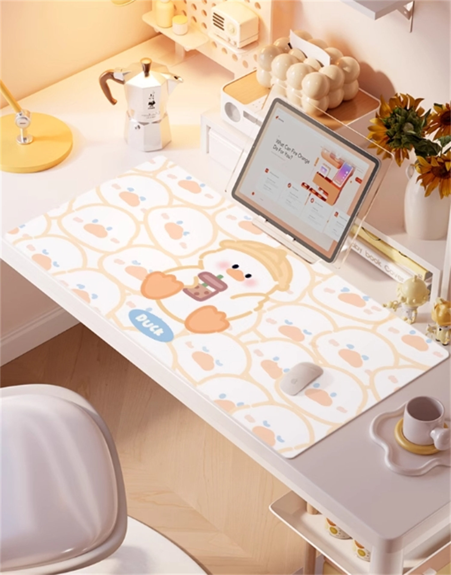 Dovecove Soft Leather Office Computer Desk Mat & Study Table Pad ...