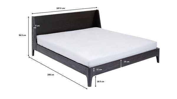 KARE Design Wooden Bed Milano 180x200 | Wayfair.co.uk