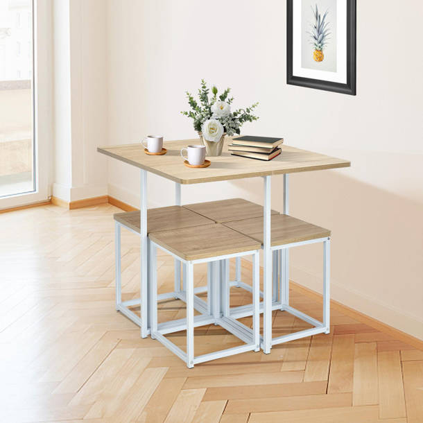 17 Stories Langsett 5 - Piece Dining Set & Reviews | Wayfair