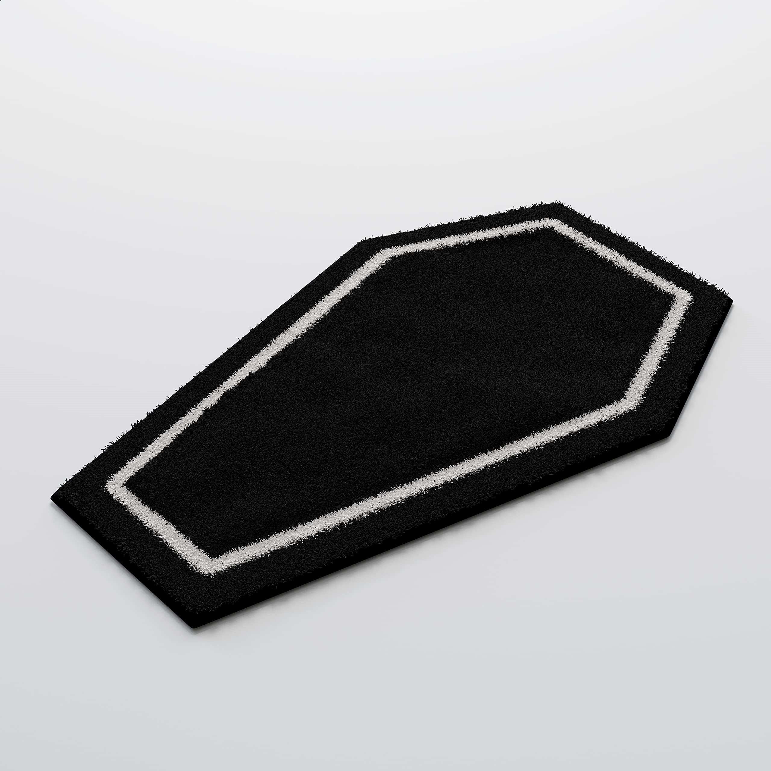 Bungalow Rose Coffin Bath Mat Halloween Rug | Wayfair
