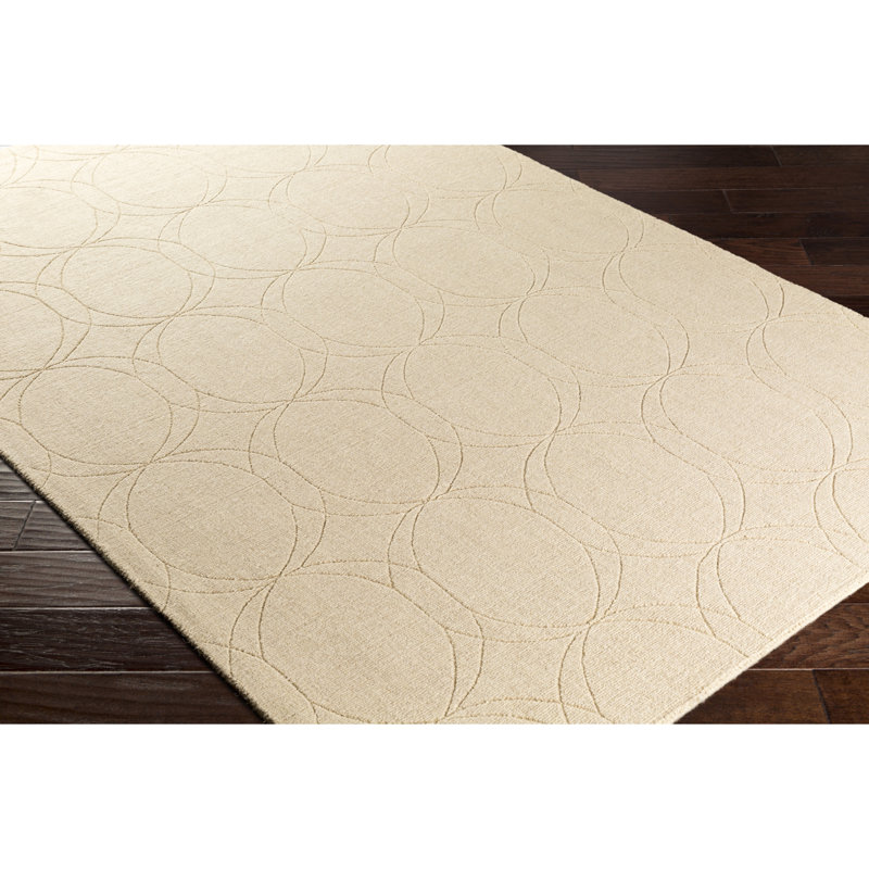 Wrought Studio Belle Performance Wool Geometric Rug & Reviews | Wayfair