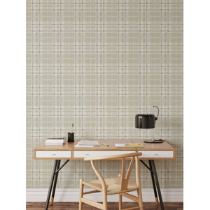 Mitchell Black Clark Plaid Plaid Roll | Wayfair
