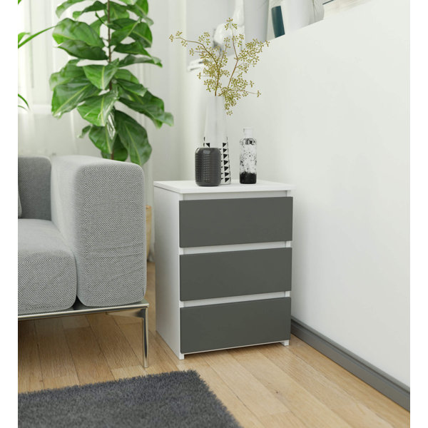 17 Stories Wirksworth Particle Board Bedside Table | Wayfair.co.uk