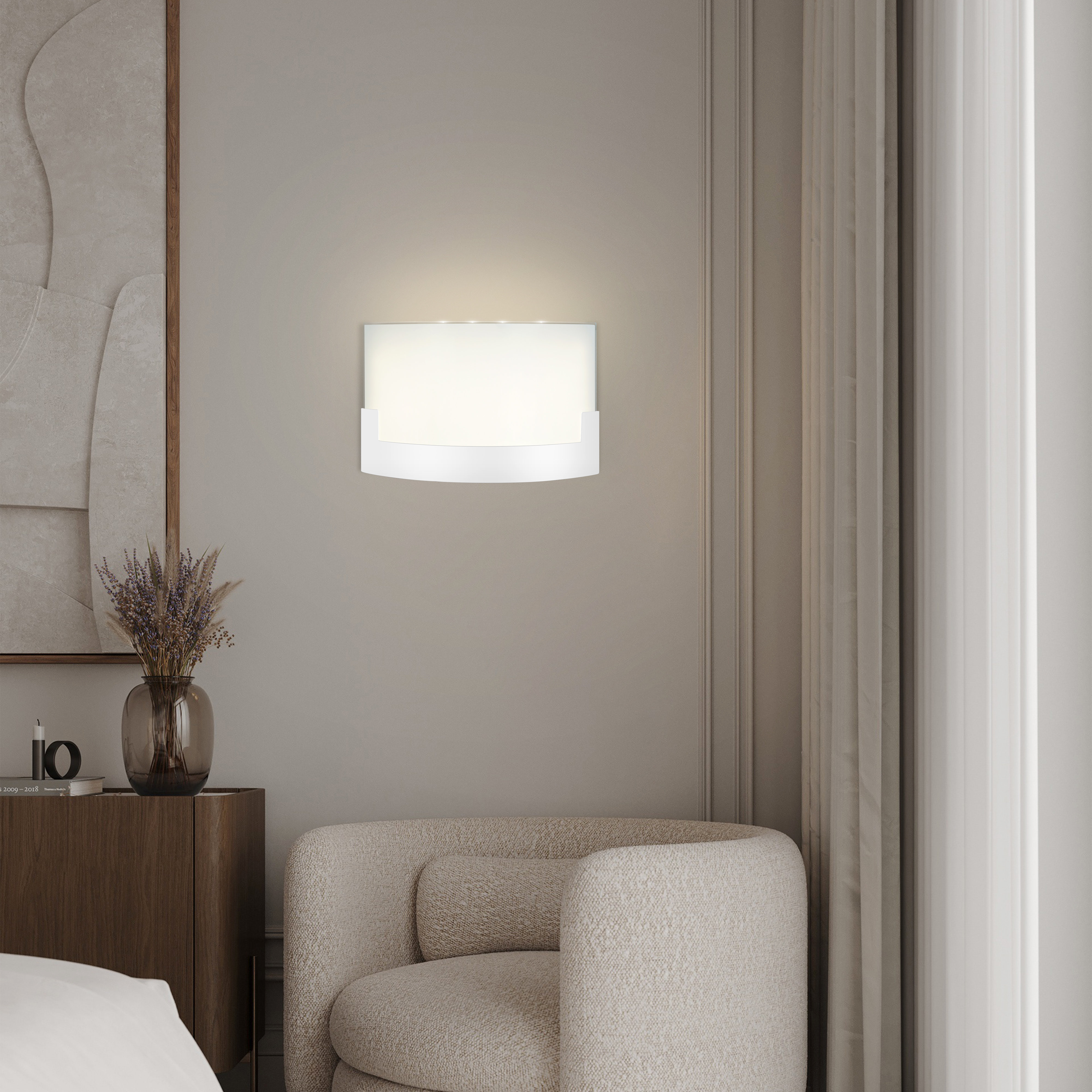 Ebern Designs Dimmable Iron LED Flush Mounted Sconce Wall Lamps LED ...