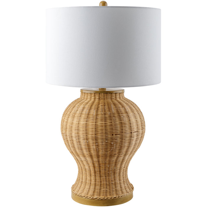 Beachcrest Home Bocanegra Wicker/Rattan Table Lamp | Wayfair