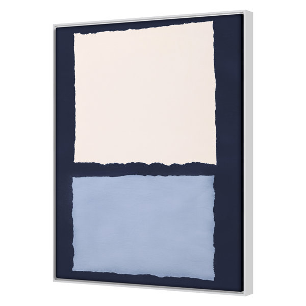 Grand Image Blue Colorblock " Blue Colorblock 1 " by THE Studio on ...
