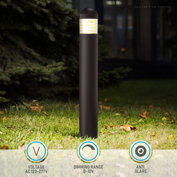 LEDVANS Commercial LED Bollard Landscape Light, 3CCT, Integrated LED ...