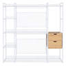 17 Stories Open-Style Wardrobe With Hanging Rails, Shelves And Drawers ...