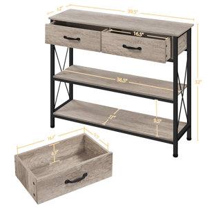 Latitude Run® 3-Layer Console Table & Reviews | Wayfair