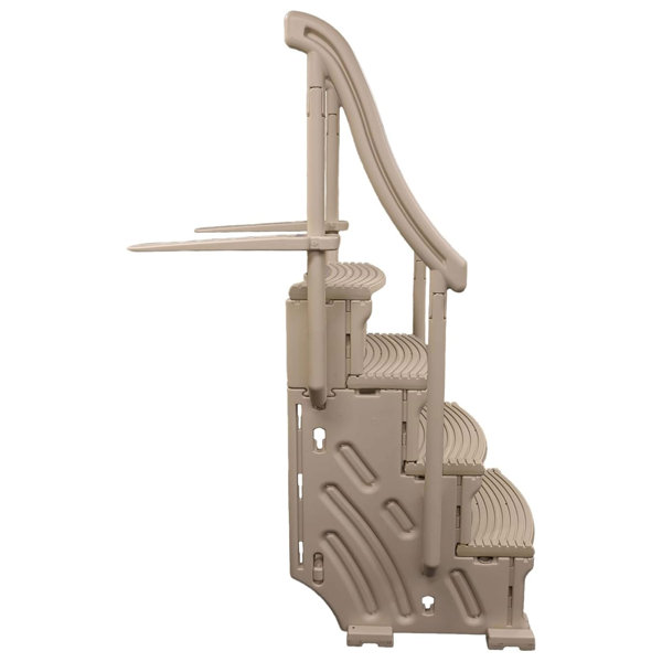 Confer Plastics 4 Step Above Ground Pool Ladder Stair Entry System ...