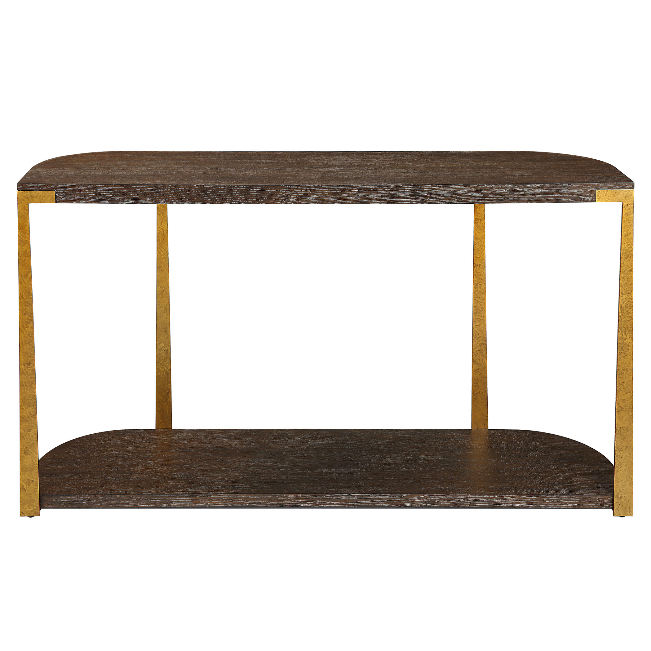 Everly Quinn Latitude Run® Palisade Wood Console Table | Wayfair
