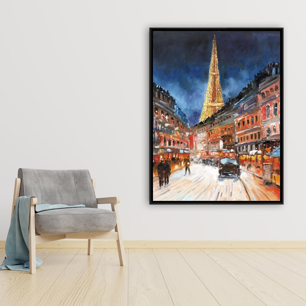 Begin Edition International Inc. " Illuminated Paris " on Canvas | Wayfair