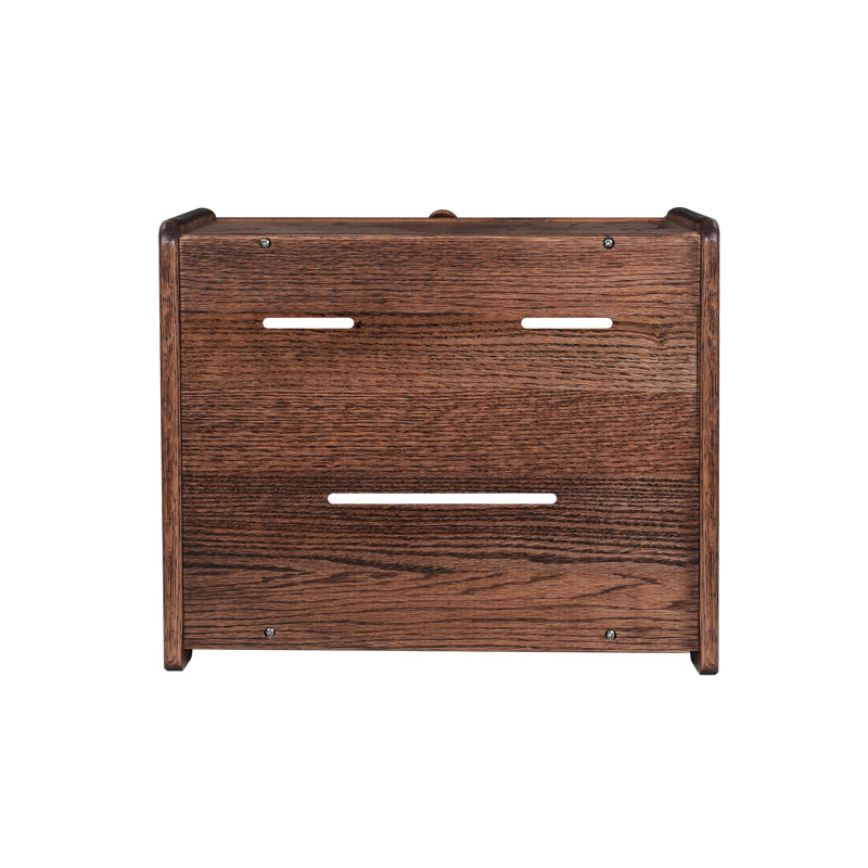 Loon Peak® Ebbin Bread Box, Oak Wood & Reviews | Wayfair