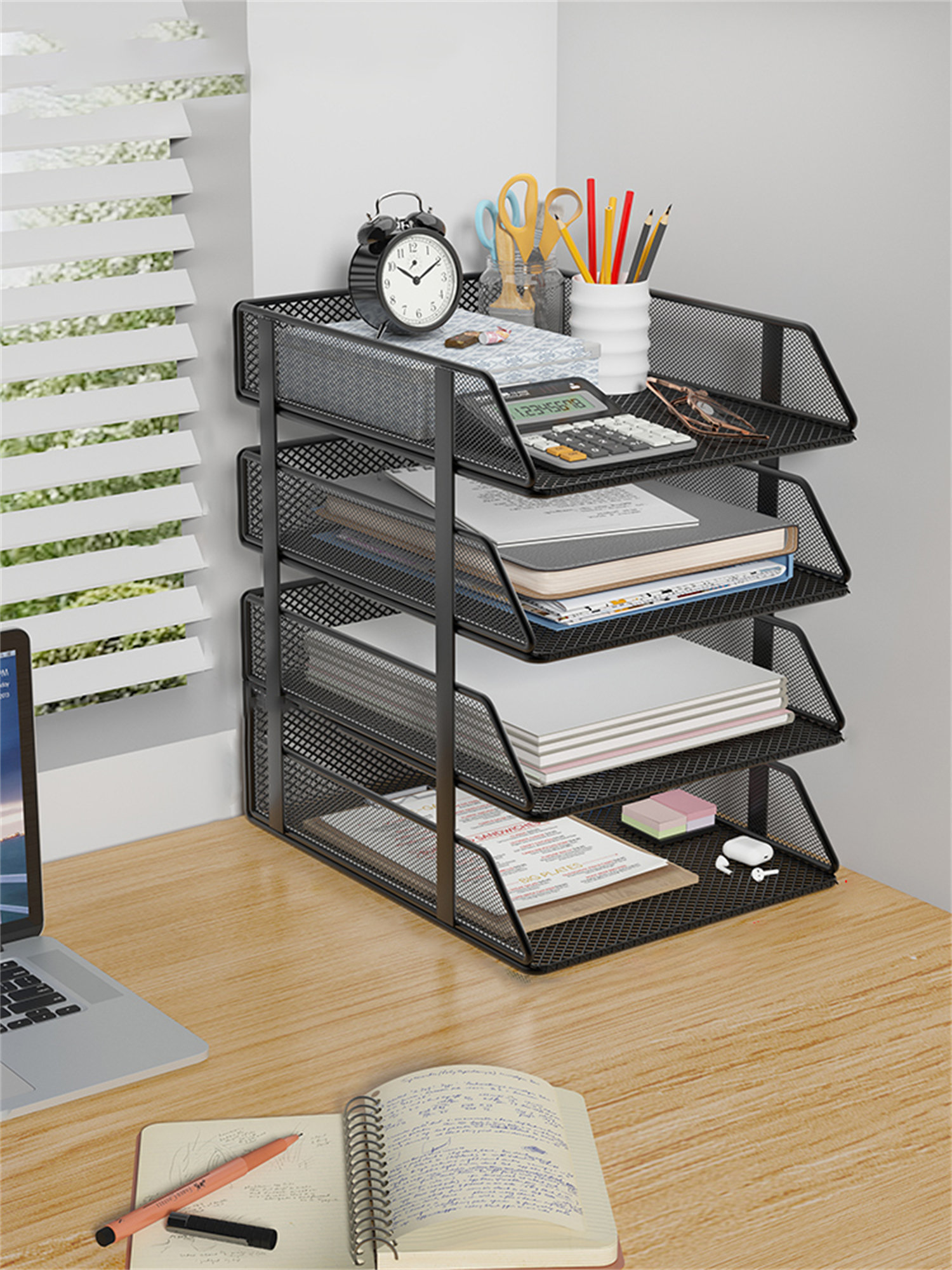 Inbox Zero Markeeta Metal Stackable File Organizer | Wayfair