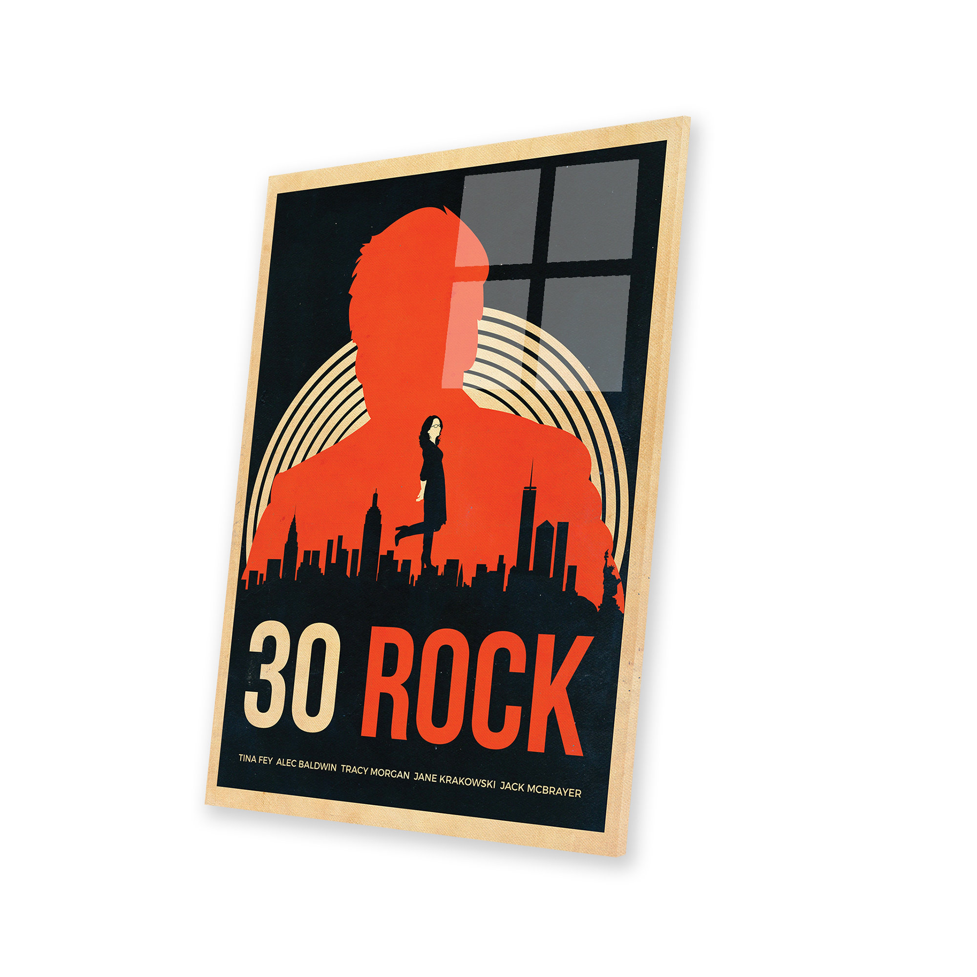 iCanvas 30 Rock - No Frame Painting | Wayfair