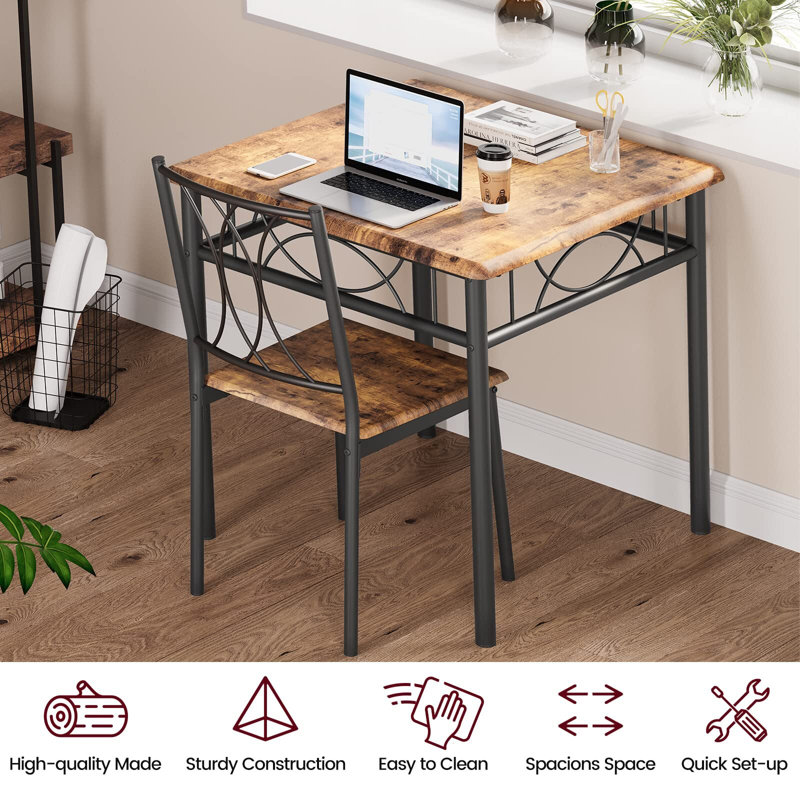 17 Stories Chukes 29.1'' L x 29.1'' W Dining Table | Wayfair