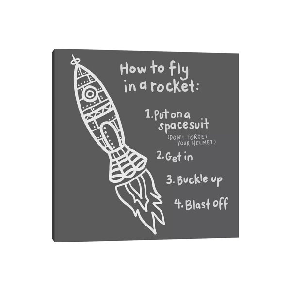 Maturi Outerspace/Black I by Noonday Design - Wrapped Canvas Graphic ...