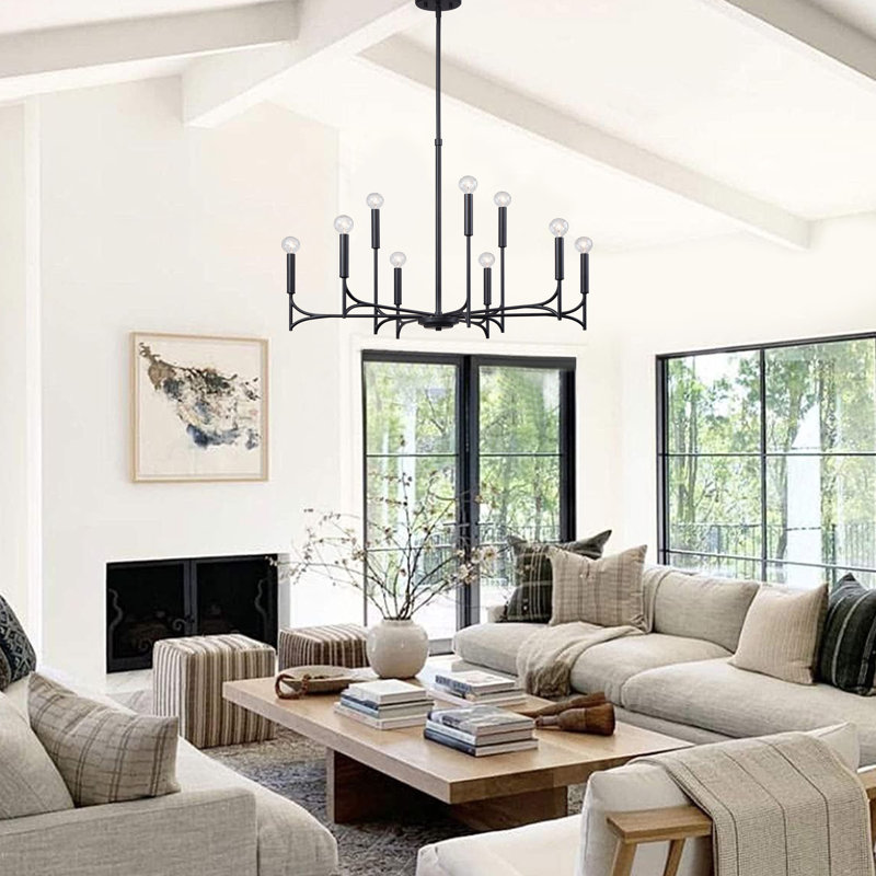 Gracie Oaks Aliaha 9 - Light Dimmable Classic / Traditional Chandelier ...