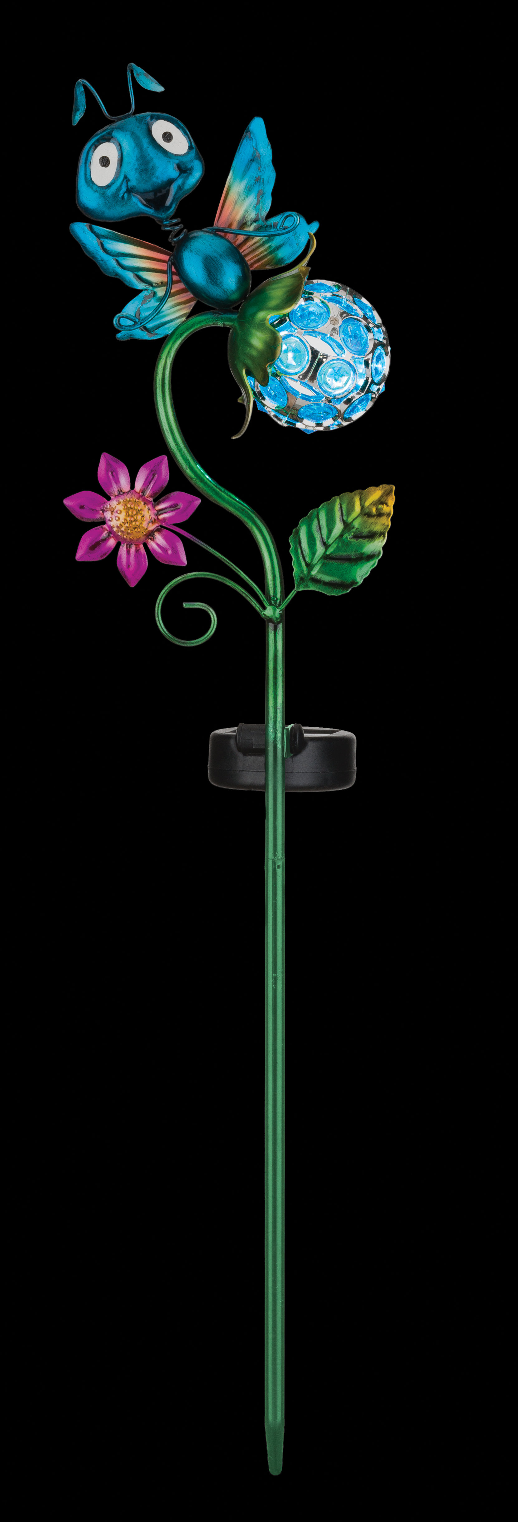 Regal Art & Gift Crystal Bug Solar Stake - Butterfly - Wayfair Canada