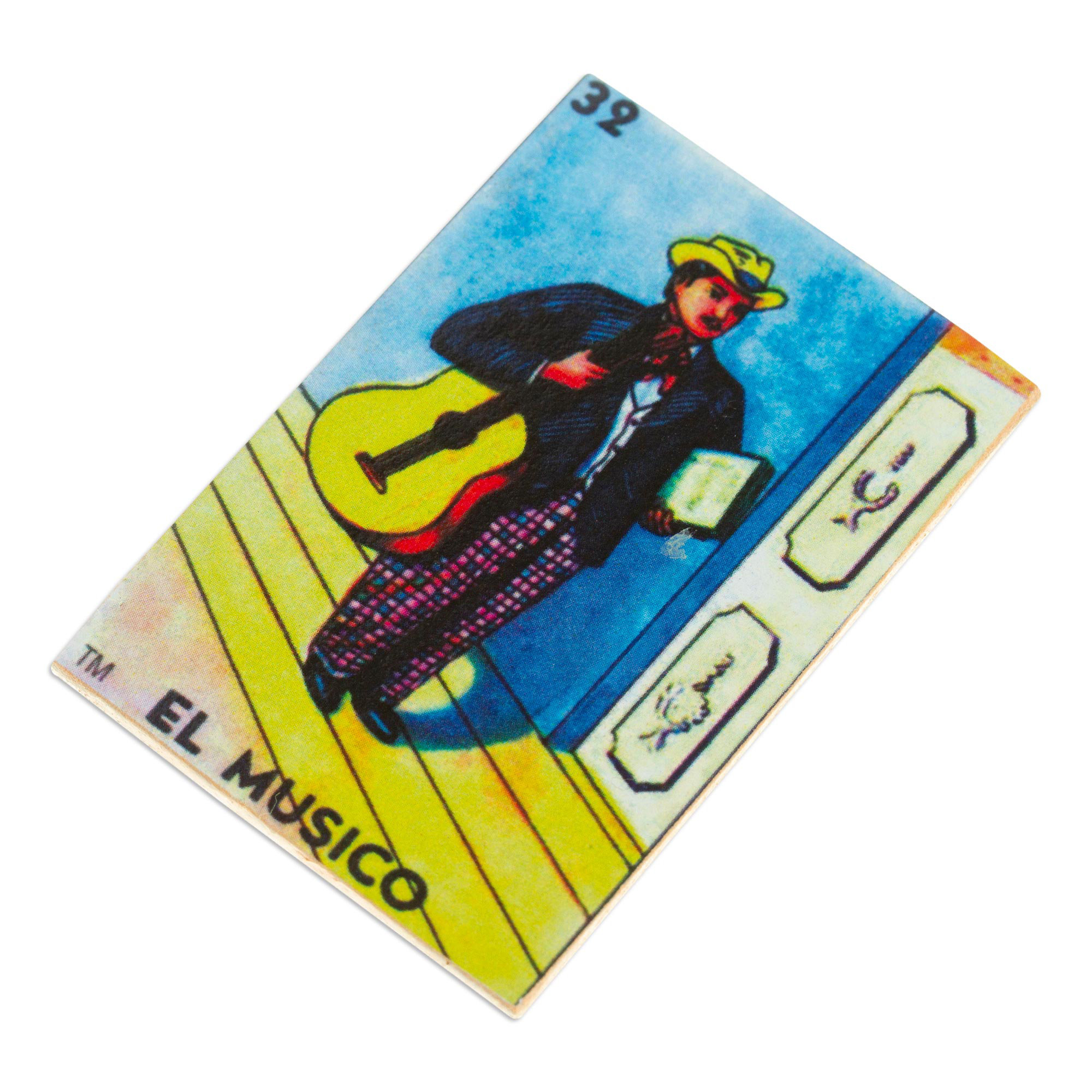 Trinx Jyheem Colourful Musician Decoupage Wood Magnet - Wayfair Canada