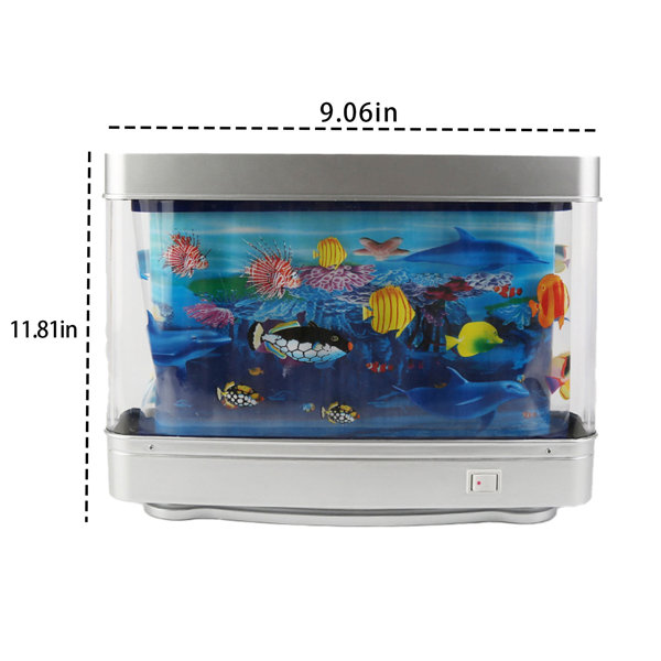 Tucker Murphy Pet™ Moving Artificial Aquarium Fake Fish Tank Mini ...