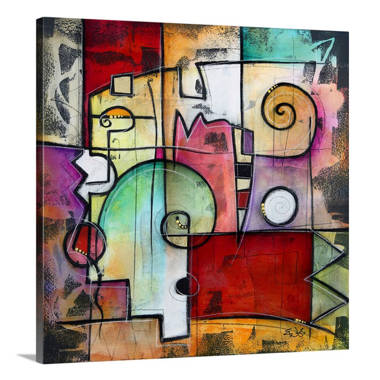 Wade Logan® Malveaux " Checkered Guitar Jam " by Eric Waugh on Canvas ...