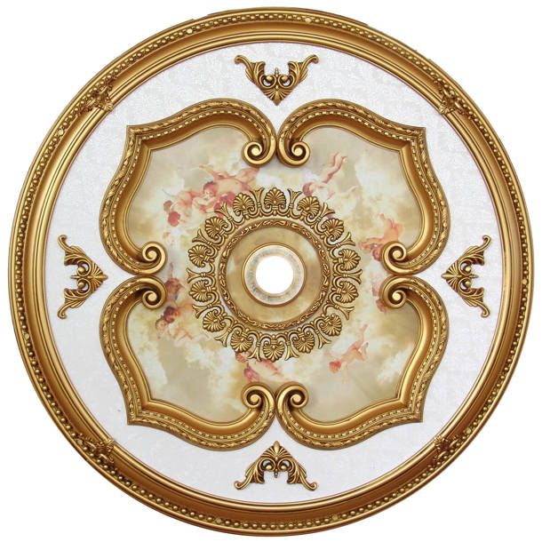 Artistry Lighting Angel Round Ceiling Medallion | Wayfair