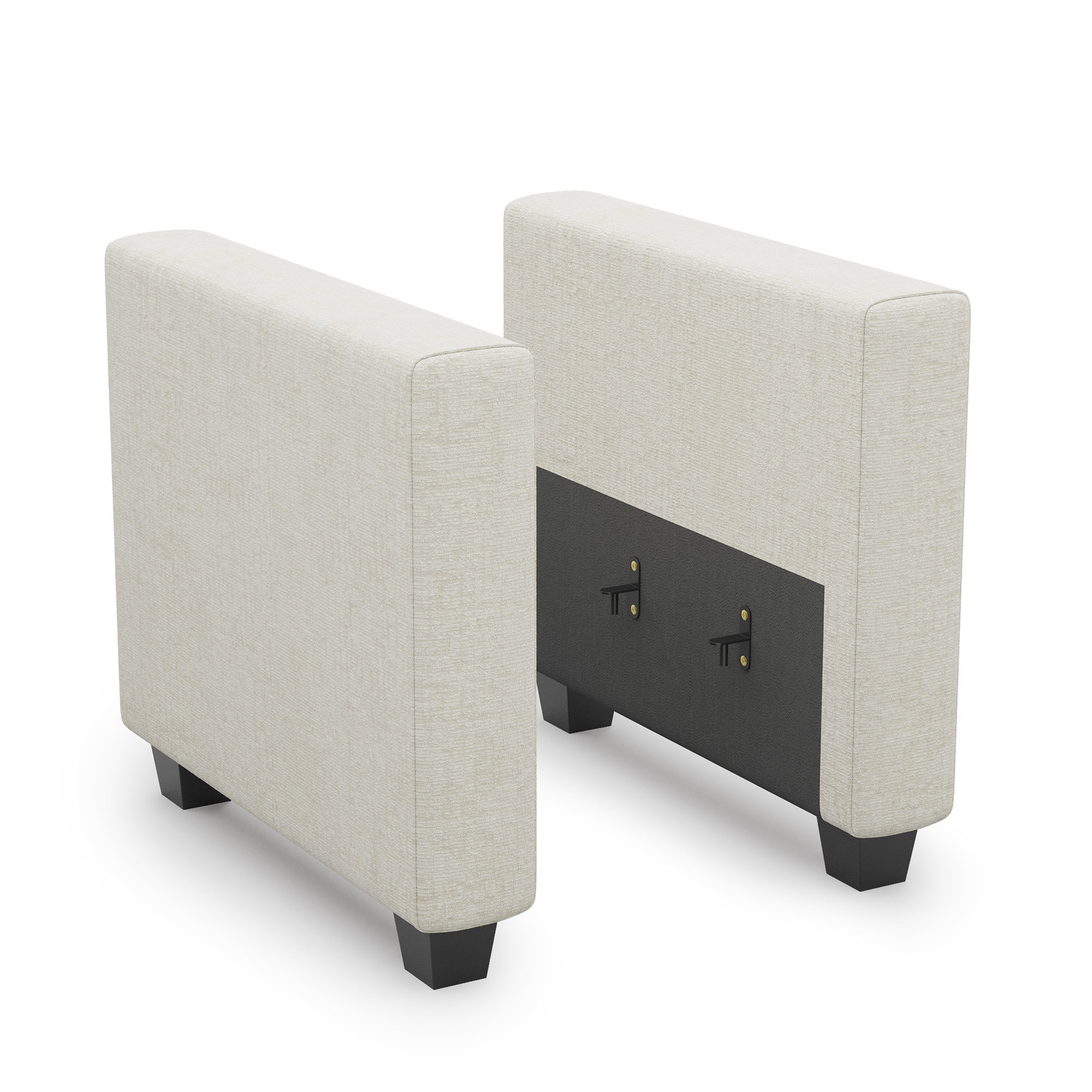 Ebern Designs Chenille Modular Sofa Armrest - Wayfair Canada